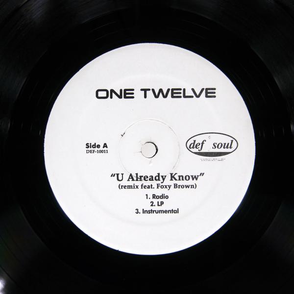 アーティスト：112タイトル：U ALREADY NOW REMIXレーベル：DEF SOUL DEF10011ジャケット：NONE盤：E-帯：NONEFMT：12枚数：1JAN：コメント：US盤 2005. US PRESS / PROM...