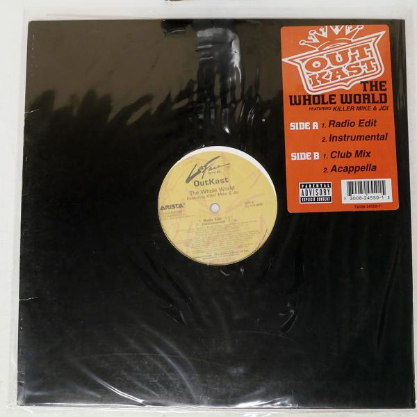 アーティスト：OUT CASTタイトル：WHOLE WORLDレーベル：LAFACE 7300824550ジャケット：E-盤：E-帯：NONEFMT：12枚数：1JAN：コメント：US盤レビュー：