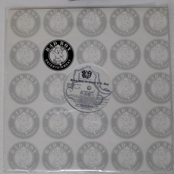 アーティスト：BLACK ROBタイトル：THAT'S CRAZY レーベル：BAD BOY BBDP9426ジャケット：E-盤：E-,DJ帯：NONEFMT：12枚数：1JAN：コメント：US盤 プロモレビュー：