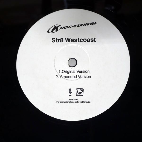 アーティスト：KNOC-TURN'ALタイトル：STR8 WESTCOASTレーベル：ELEKTRA ED6358ジャケット：NONE盤：E-,DJ帯：NONEFMT：12枚数：1JAN：コメント：US盤 プロモレビュー：