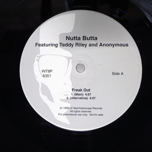 アーティスト：NUTTA BUTTAタイトル：FREAK OUTレーベル：INTERSCOPE INT8P6351ジャケット：NONE盤：E-,DJ帯：NONEFMT：12枚数：1JAN：コメント：US盤 プロモレビュー：
