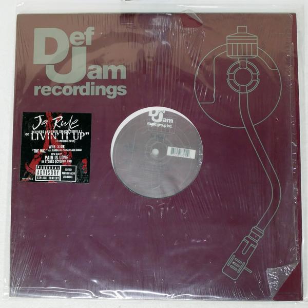 アーティスト：JA RULEタイトル：LIVIN' IT UP!レーベル：DEF JAM 3145887411ジャケット：E-盤：E-帯：NONEFMT：12枚数：1JAN：コメント：US盤 シュリンク付きレビュー：