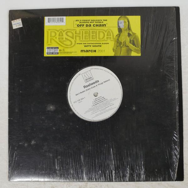 アーティスト：RASHEEDAタイトル：OFF DA CHAINレーベル：MOTOWN 0121585641ジャケット：E-盤：VG+帯：NONEFMT：12枚数：1JAN：コメント：US盤 シュリンク付きレビュー：