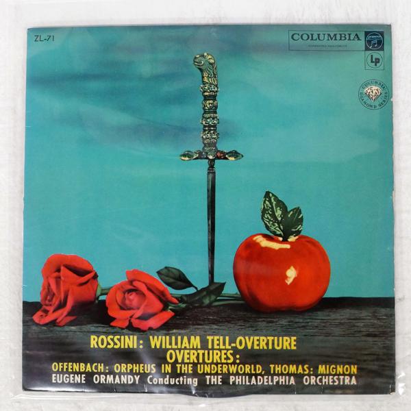 アーティスト：ORMANDYタイトル：ROSSINI:WILLIAM TELL - OVERTUREレーベル：COLUMBIA ZL71ジャケット：E-盤：E-帯：NONEFMT：10枚数：1JAN：0コメント：Japan レビュー：