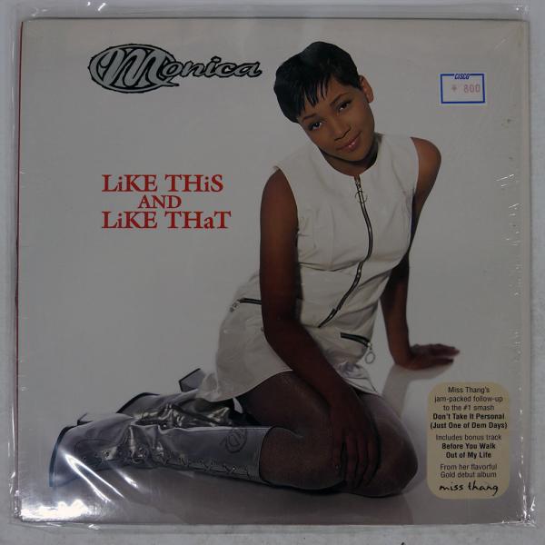 アーティスト：MONICAタイトル：LIKE THIS AND LIKE THATレーベル：ROWDY 75444350531ジャケット：E-盤：E-帯：NONEFMT：12枚数：1JAN：0コメント：US レビュー：