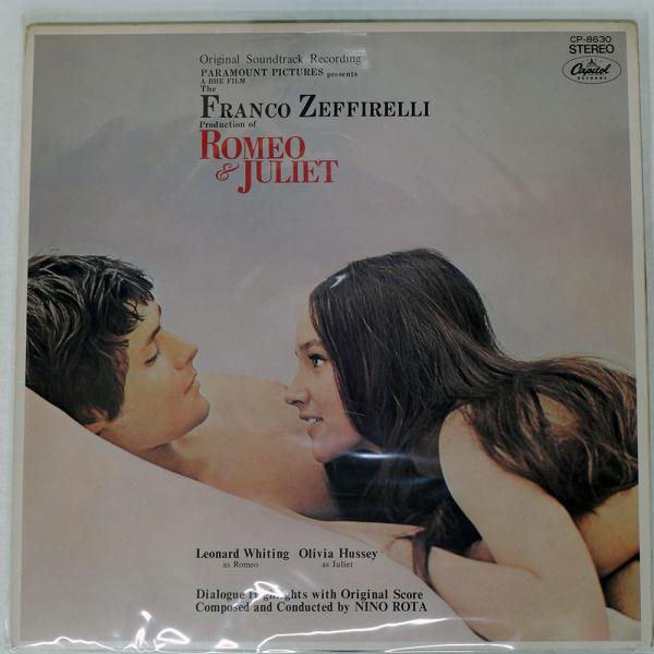 アーティスト：NINO ROTAタイトル：ROMEO &amp; JULIETレーベル：CAPITOL CP8630ジャケット：E-盤：E-帯：NONEFMT：LP枚数：1JAN：0コメント：Japan INSERTレビュー：