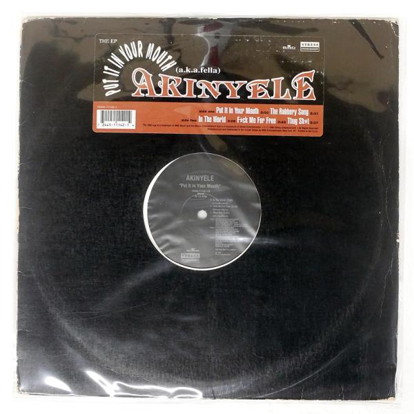 アーティスト：AKINYELEタイトル：PUT IT IN YOUR MOUTHレーベル：STRESS ENTERTAINMENT 72445111421ジャケット：NONE盤：VG+帯：NONEFMT：12枚数：1JAN：コメント：US盤...