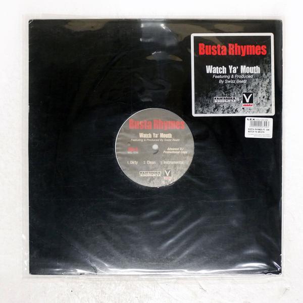 アーティスト：BUSTA RHYMESタイトル：WATCH YA' MOUTHレーベル：VIOLATOR VIOL1200ジャケット：E-盤：E-帯：NONEFMT：12枚数：1JAN：コメント：US盤レビュー：