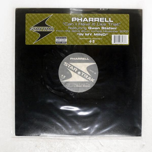 アーティスト：PHARRELL WILLIAMSタイトル：CAN I HAVE IT LIKE THATレーベル：STAR TRAK ENTERTAINMENT B000566011ジャケット：E盤：E-帯：NONEFMT：12枚数：1JA...