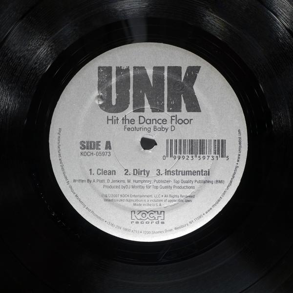 アーティスト：DJ UNKタイトル：HIT THE DANCE FLOOR / 2 STEP REMIXレーベル：KOCH KOCH05973ジャケット：NONE盤：E-帯：NONEFMT：12枚数：1JAN：コメント：US盤レビュー：