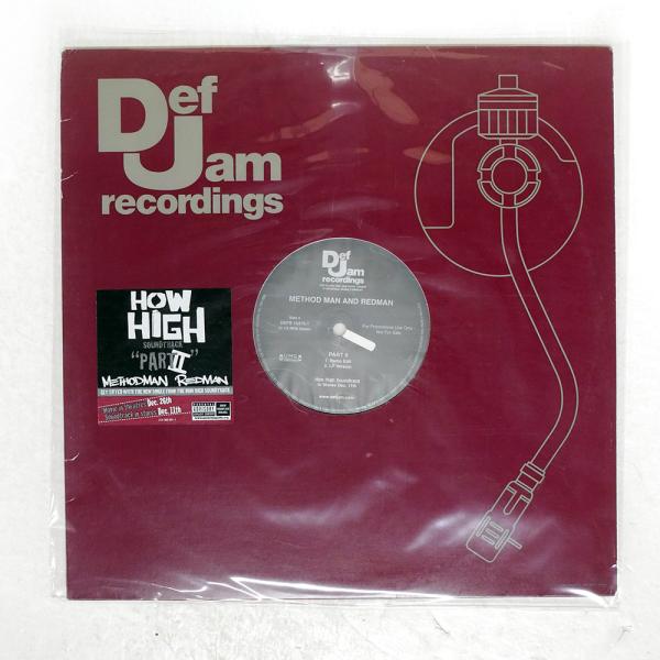 アーティスト：METHOD MAN &amp; RED MANタイトル：PART IIレーベル：DEF JAM RECORDINGS DEFR154751ジャケット：E-盤：E-,ST帯：NONEFMT：12枚数：1JAN：コメント：US盤...