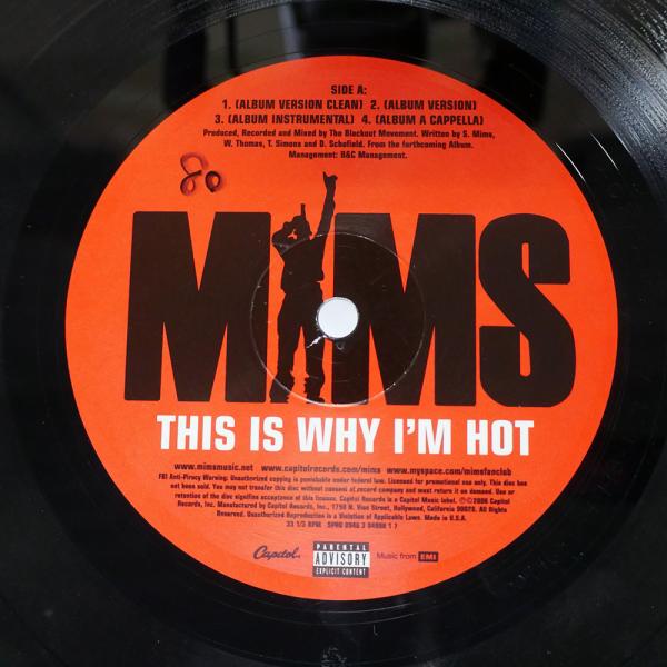 アーティスト：MIMSタイトル：THIS IS WHY I'M HOTレーベル：CAPITOL SPRO094638499817ジャケット：E-盤：VG+,W帯：NONEFMT：12枚数：1JAN：コメント：US盤レビュー：