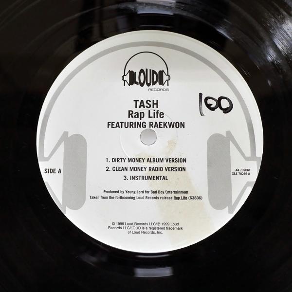 アーティスト：TASHタイトル：RAP LIFEレーベル：LOUD 4479266ジャケット：NONE盤：VG+,W帯：NONEFMT：12枚数：1JAN：コメント：US盤レビュー：