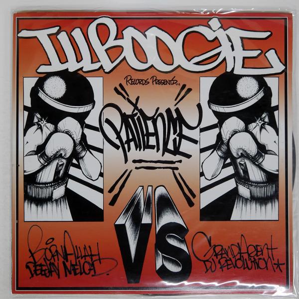 アーティスト：BORN ALLAHタイトル：PATIENCEレーベル：ILL BOOGIE ILL72023ジャケット：VG+盤：VG+,ST,VG+,ST帯：NONEFMT：12枚数：2JAN：コメント：US盤 カンパニースリーブ付き 同...