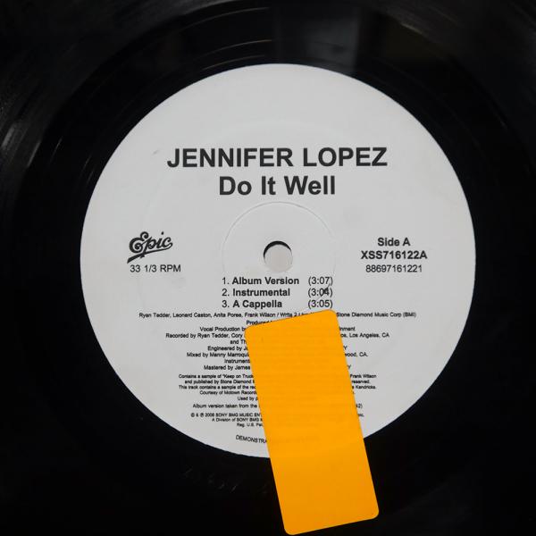 アーティスト：Jennifer Lopezタイトル：Do It Wellレーベル：EPIC 88697161221ジャケット：NONE盤：E-,W,ST,VG+,ST帯：NONEFMT：LP枚数：2JAN：コメント：US盤 同盤一枚付属レビュー：