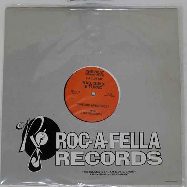 アーティスト：NASタイトル：EPISODE AFTER NEXTレーベル：NOT ON LABEL TB1014ジャケット：E-盤：VG帯：NONEFMT：12枚数：1JAN：コメント：US盤 盤傷多いレビュー：