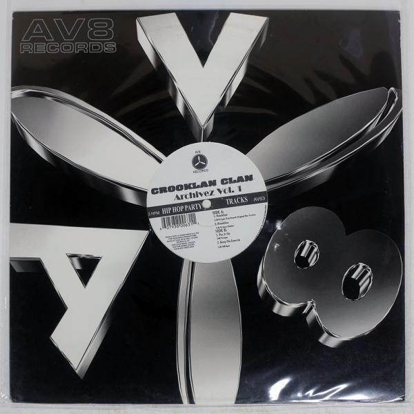 アーティスト：CROOKLYN CLANタイトル：ARCHIVEZ VOL. 1レーベル：AV8 AV63ジャケット：E-盤：VG+帯：NONEFMT：12枚数：1JAN：コメント：US盤レビュー：