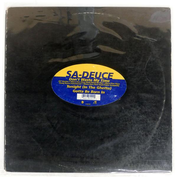アーティスト：SA-DEUCEタイトル：DON'T WASTE MY TIMEレーベル：EASTWEST RECORDS AMERICA 066100ジャケット：VG+,ST盤：VG+帯：NONEFMT：12枚数：1JAN：コメント：US盤...