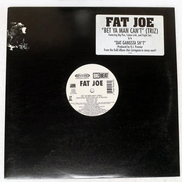 アーティスト：FAT JOEタイトル：BET YA MAN CANT (TRIZ)レーベル：ATLANTIC 095526ジャケット：VG+盤：E-帯：NONEFMT：12枚数：1JAN：コメント：US盤レビュー：