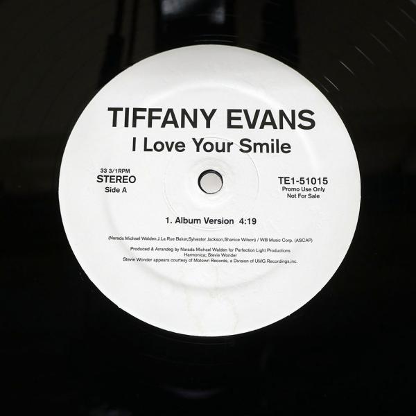 アーティスト：TIFFANY EVANSタイトル：I LOVE YOUR SMILE / I WANT YOU BACKレーベル：NOT ON LABEL TE151015ジャケット：NONE盤：E-帯：NONEFMT：12枚数：1JAN：...