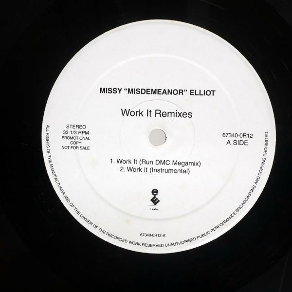 アーティスト：MISSY ELLIOTTタイトル：WORK IT (REMIXES)レーベル：ELEKTRA 673400R12ジャケット：NONE盤：E-帯：NONEFMT：12枚数：1JAN：コメント：US盤 シュリンク付きレビュー：