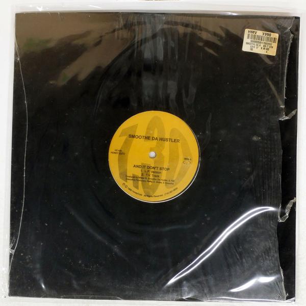 アーティスト：SMOOTHE DA HUSTLERタイトル：AND IT DONT STOPレーベル：HONEY CUTZ HC100ジャケット：NONE盤：E-帯：NONEFMT：12枚数：1JAN：コメント：US盤レビュー：
