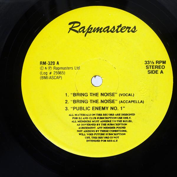アーティスト：PUBLIC ENEMYタイトル：RAPMASTERSレーベル：RAPMASTERS RM320ジャケット：NONE盤：E-帯：NONEFMT：12枚数：1JAN：コメント：US盤レビュー：