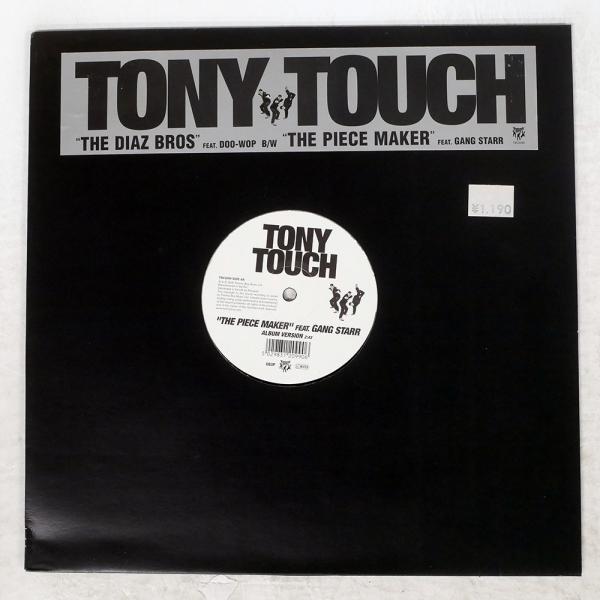 アーティスト：TONY TOUCHタイトル：DIAZ BROS. / THE PIECE MAKERレーベル：TOMMY BOY TBV2099ジャケット：NONE盤：VG+帯：NONEFMT：12枚数：1JAN：コメント：ヨーロッパ盤レビュー：