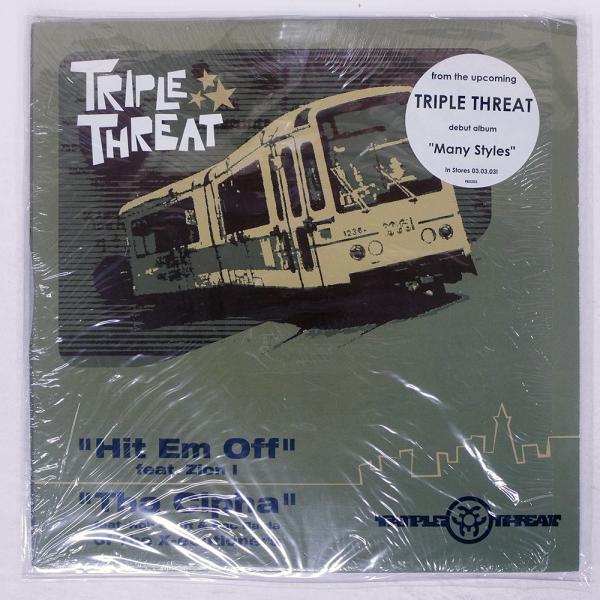 アーティスト：TRIPLE THREATタイトル：HIT 'EM OFF / THA CIPHAレーベル：FAT BEATS FB2503ジャケット：E-盤：E-帯：NONEFMT：12枚数：1JAN：コメント：US盤 シュリンク付きレビュー：