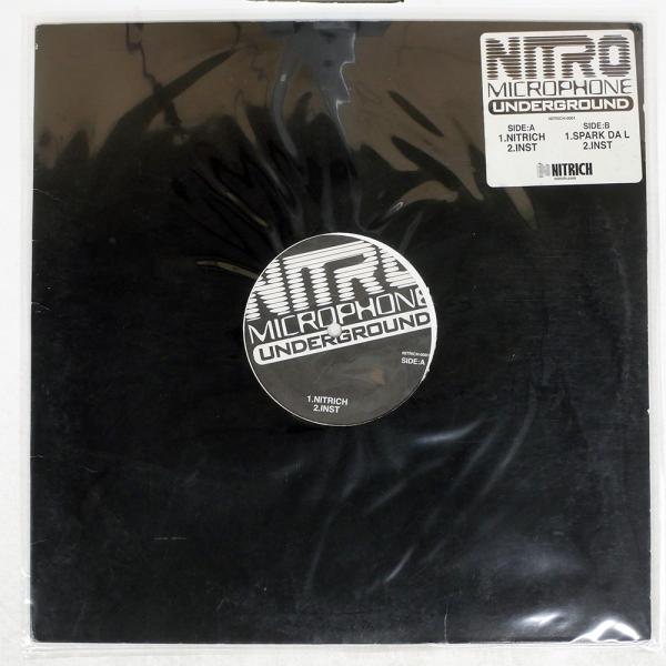 アーティスト：NITRO MICROPHONE UNDERGROUNDタイトル：NITRICH / SPARK DA Lレーベル：NITRICH NITRICH0001ジャケット：E-盤：VG帯：NONEFMT：12枚数：1JAN：コメント...