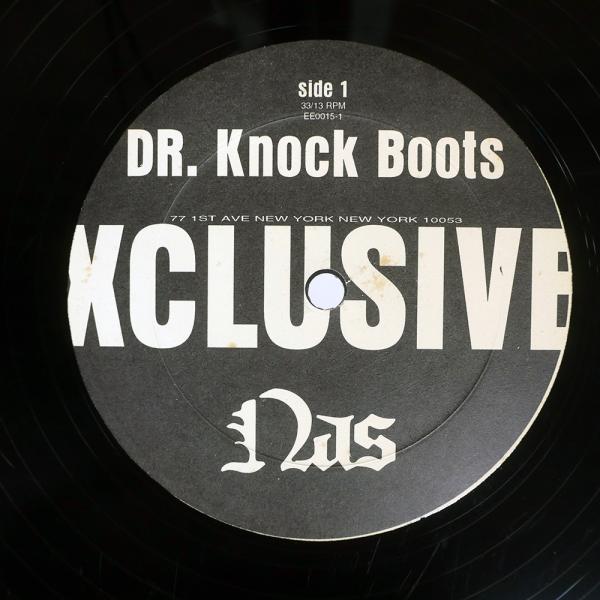 アーティスト：NASタイトル：DR. KNOCK BOOTSレーベル：X-CLUSIVE EE00151ジャケット：NONE盤：VG+帯：NONEFMT：12枚数：1JAN：コメント：US盤 盤傷多いレビュー：