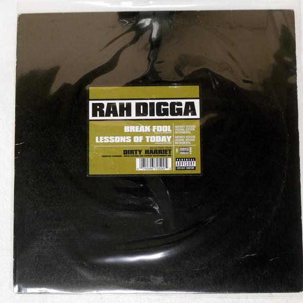 アーティスト：RAH DIGGAタイトル：BREAK FOOL / LESSONS OF TODAYレーベル：ELEKTRA 067059ジャケット：E-盤：VG+帯：NONEFMT：12枚数：1JAN：コメント：US盤レビュー：