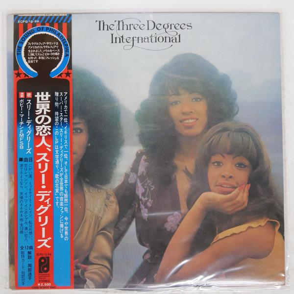 アーティスト：スリーディグリーズタイトル：世界の恋人レーベル：PHILADELPHIA ECPO10PHジャケット：E盤：E帯：EFMT：LP枚数：1JAN：コメント：国内盤 インサート付き カンパニースリーブ付き 帯付きレビュー：