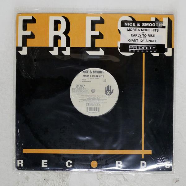 アーティスト：NICE &amp; SMOOTHタイトル：MORE &amp; MORE HITSレーベル：PRIORITY PVL53279ジャケット：E-盤：E-帯：NONEFMT：12枚数：1JAN：コメント：US盤 シュリンク付きレ...