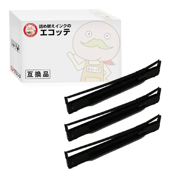【メーカー名】EPSON ( エプソン )【メーカー公式純正品番】VPD-1800RC【種別】インクリボンカセット【商品内容】黒 3個【内容量 / 印刷枚数 純正比】純正品と同枚数の印刷が可能です。【対応機種】VP-D1800 ( VPD1...