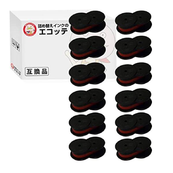 【メーカー名】Canon ( キヤノン / キャノン )【メーカー公式純正品番】EP-102/M310【種別】スプールリボン【商品内容】黒赤 12個【内容量 / 印刷枚数 純正比】純正品と同枚数の印刷が可能です。【対応機種】P1212-D ...