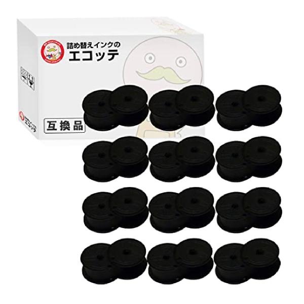 【メーカー名】Canon ( キヤノン / キャノン )【メーカー公式純正品番】EP-102/M310【種別】スプールリボン【商品内容】黒 12個【内容量 / 印刷枚数 純正比】純正品と同枚数の印刷が可能です。【対応機種】P1212-D (...