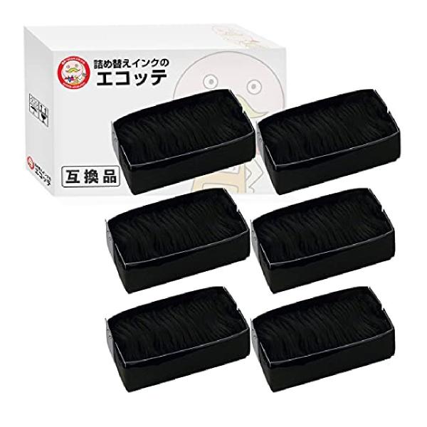 【メーカー名】NEC ( 日本電気 )【メーカー公式純正品番】PC-PR201/87LA-01【種別】サブリボン【商品内容】黒 6個【内容量 / 印刷枚数 純正比】純正品と同枚数の印刷が可能です。【対応機種】PC-PR201/63A（PCP...