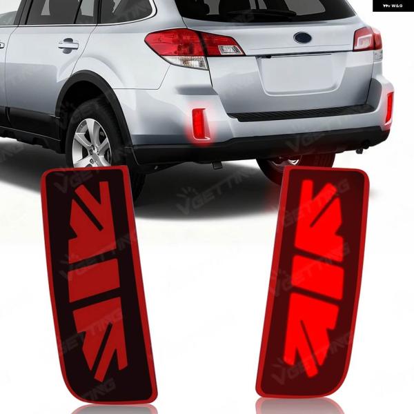 LEDリア バンパー リフレクター ライト スバル アウトバック US バージョン 2010 - 14 車用ブレーキダイナミックウィンカーランプ 12V カスタム パーツ アクセサリーHigh-concerned chemical:None...