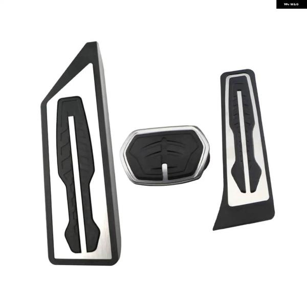 フットペダル パッド セット スペアパーツ ステンレス 滑り止め 交換用 ブレーキ アクセル ペダル カバー BMW X1 F48 アクセサリー カスタム パーツ アクセサリーHigh-concerned chemical:NoneMode...