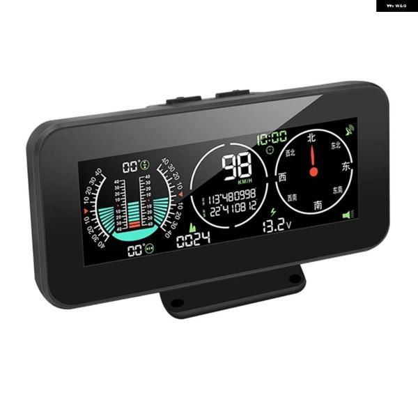 すべて車 M60 車用 GPS HUD スピード メーター インテリジェント傾斜計 オフロードスピード ディスプレイ 傾斜 ピッチ角 コンパス カスタム パーツ アクセサリーHigh-concerned chemical:NoneOrigi...
