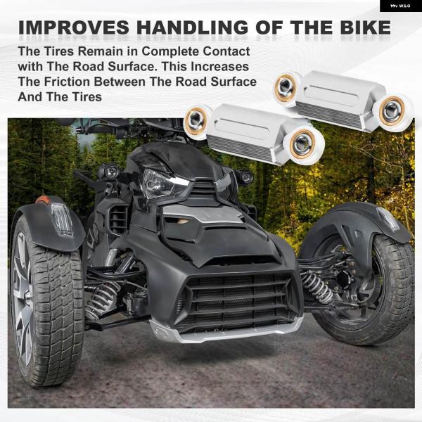 クロームアルミスタビライザーエンドリンク ハイムジョイントセット 6MM オートバイ アクセサリー CAN-AM RYKER 全モデル カスタム パーツ アクセサリーProtective parts:Braking System Prote...