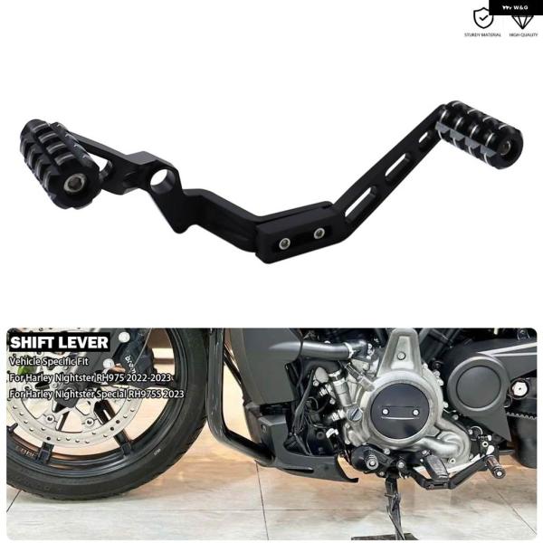 バイク フットヒール/トゥ シフト レバー シフター ペグキット 付き ハーレー スポーツ ナイトスター RH 975 スペシャル RH975S 2022 2023 2024 カスタム パーツ アクセサリーHigh-concerned ch...
