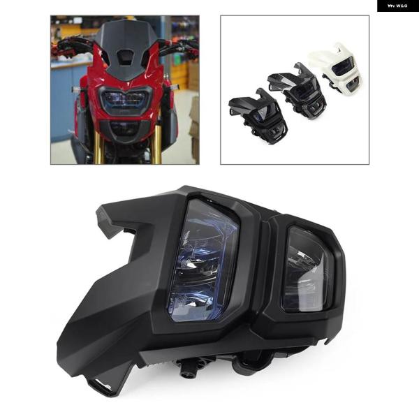 オートバイ LED ヘッドライト フロントライト ランプカバー ホンダ グロム MSX125 2016 2017 2018 カスタム パーツ アクセサリーProtective parts:OtherHigh-concerned chemic...