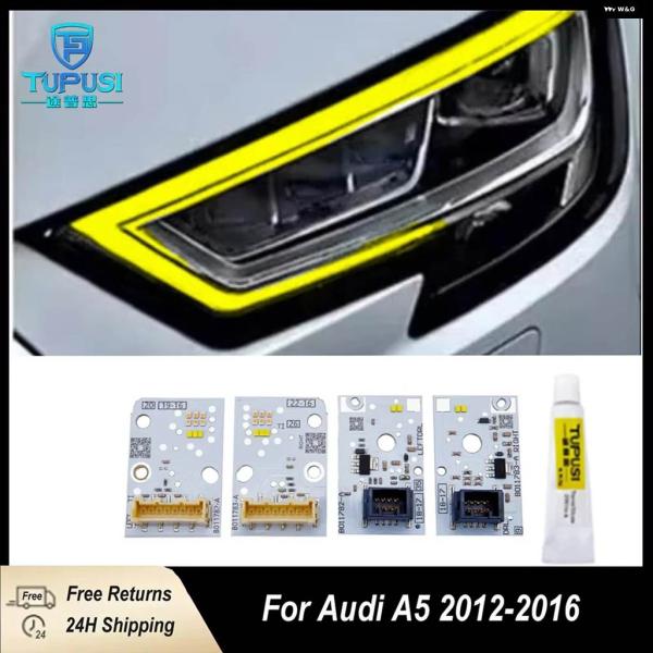 イエロー DRL LED ボード アウディ A3 RS3 S3 2017-2020 LED デイタイム ランニング ライト ヘッドライト LED ライト ターン 8V0998473A 8V0998474AOEM number:11B9491...