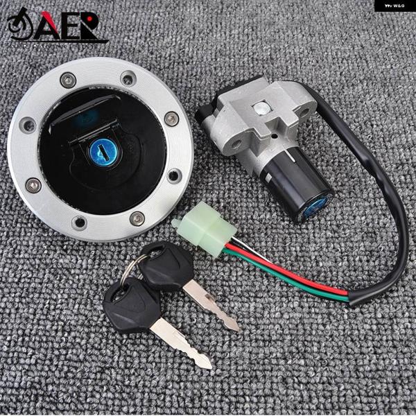 イグニッション スイッチ スズキ GSX750 燃料ガスキャップキー GSX750 GSX600 VX800 GSF400 M/N/P バンディット RF400 GK78A RF600 GN76A RF900 GSF250 GSF400 カ...