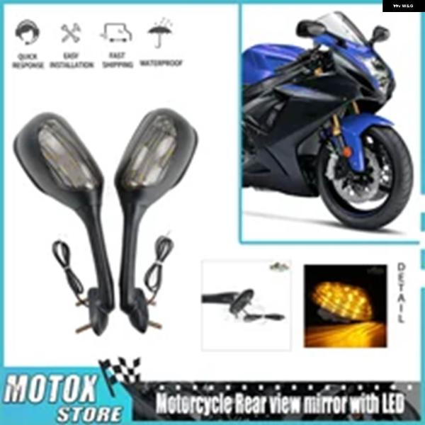 スズキ 2006年2021年モデル GSXR600 GSXR750 バイク リアビューミラー LEDL1-L7K6-K11GSX-R750 GSXR1000 カスタム パーツ アクセサリーHigh-concerned chemical:No...