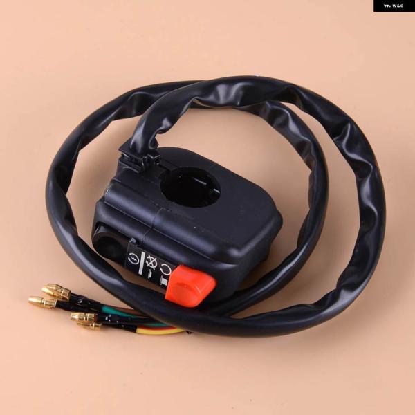 22MM 7/8インチ バイク ハンドルバー イグニッション スイッチオン スターターオフ エンジン スタートストップ プッシュ ボタン DC12V 10A カスタム パーツ アクセサリーHigh-concerned chemical:No...