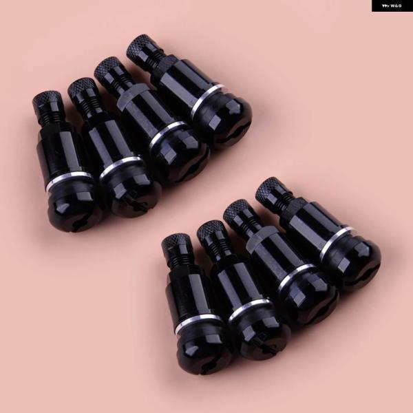 8ピース黒 自動車用 オートバイ 自転車 汎用 11.3MMリムタイヤホイールステム バルブ カスタム パーツ アクセサリーHigh-concerned chemical:NoneMaterial:-Model Number:-Origin...