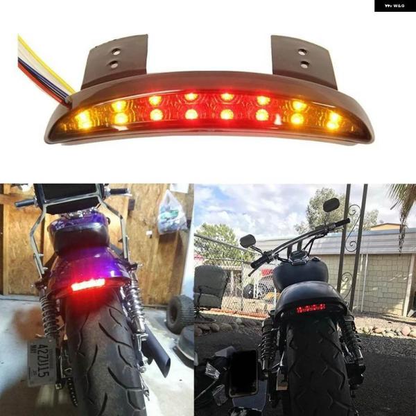 ホンダ シャドウスピリットVT 1100 750 オートバイ LED ブレーキライト テールライト リアフェンダーテールエッジブレーキ ハザード灯 カスタム パーツ アクセサリーBattery Included:NoHigh-concern...